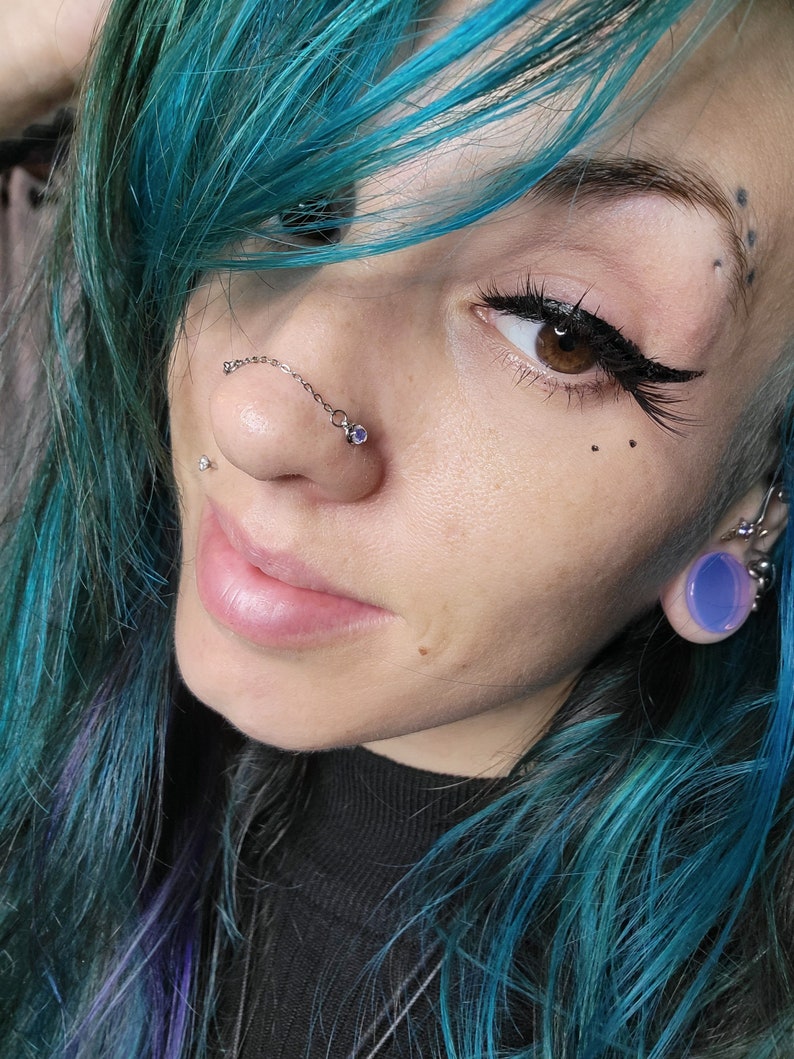 KNIGHT OF SWORDS Nose Chain - Etsy