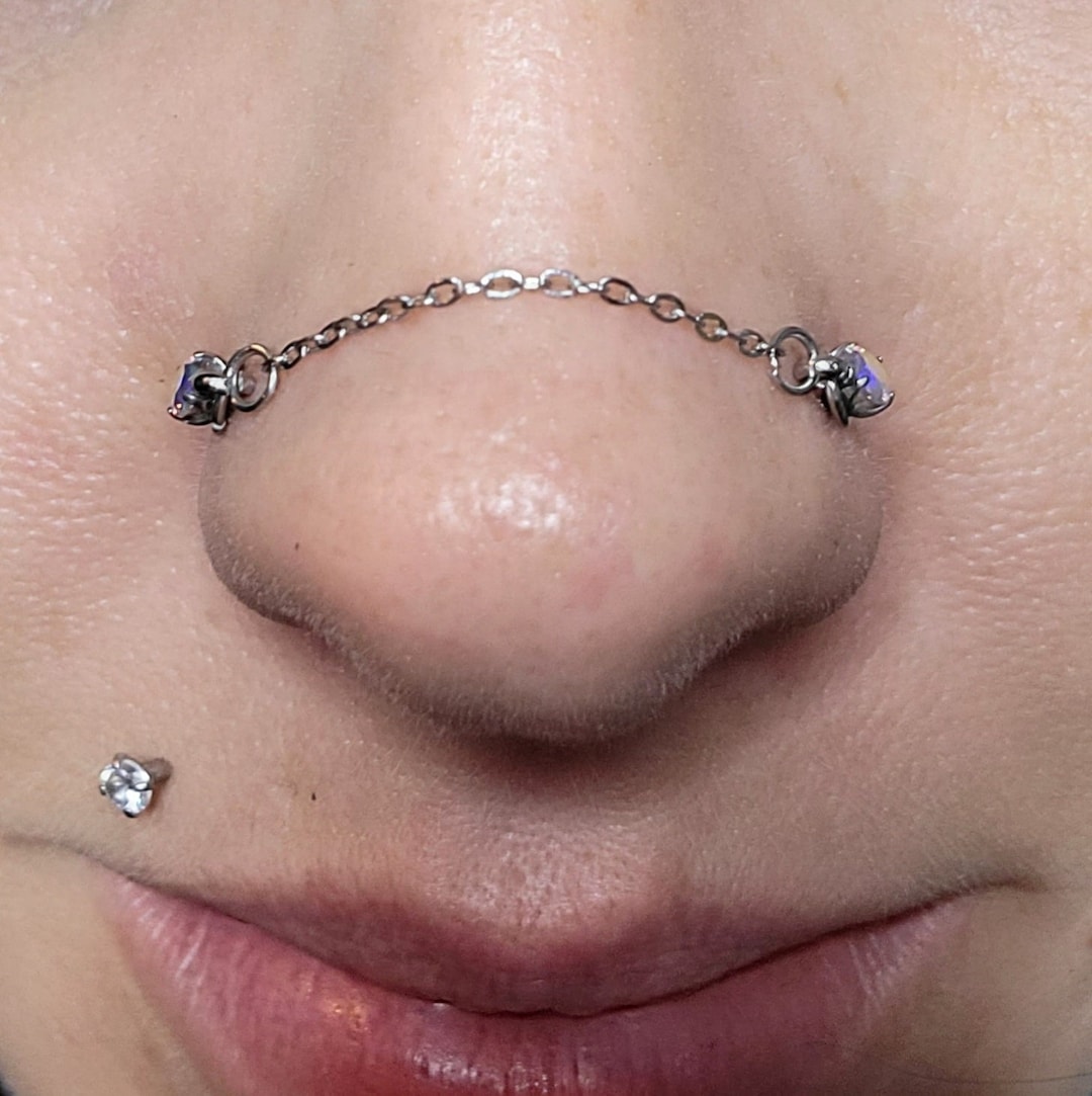 KNIGHT OF WANDS Nose Chain - Etsy