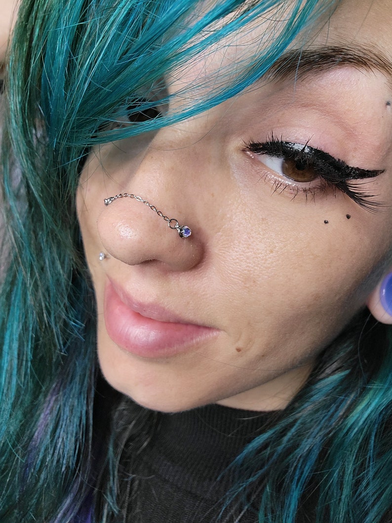 KNIGHT OF SWORDS Nose Chain - Etsy