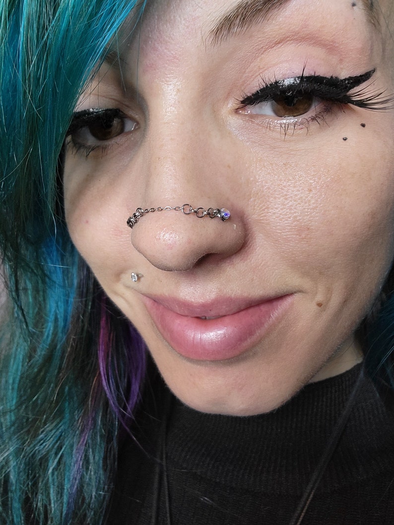 KING OF SWORDS Nose Chain - Etsy