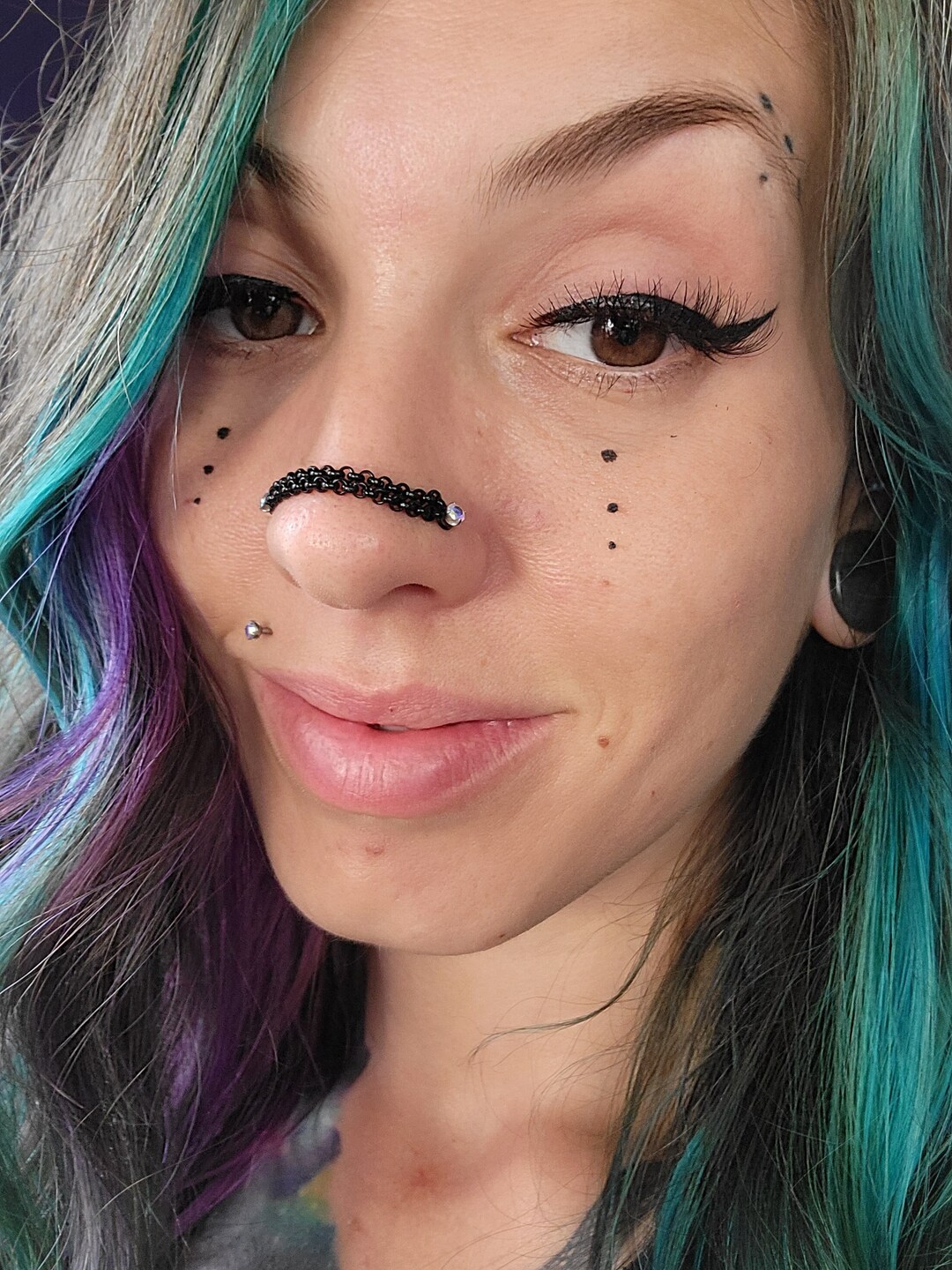 4 OF SWORDS Nose Chain - Etsy