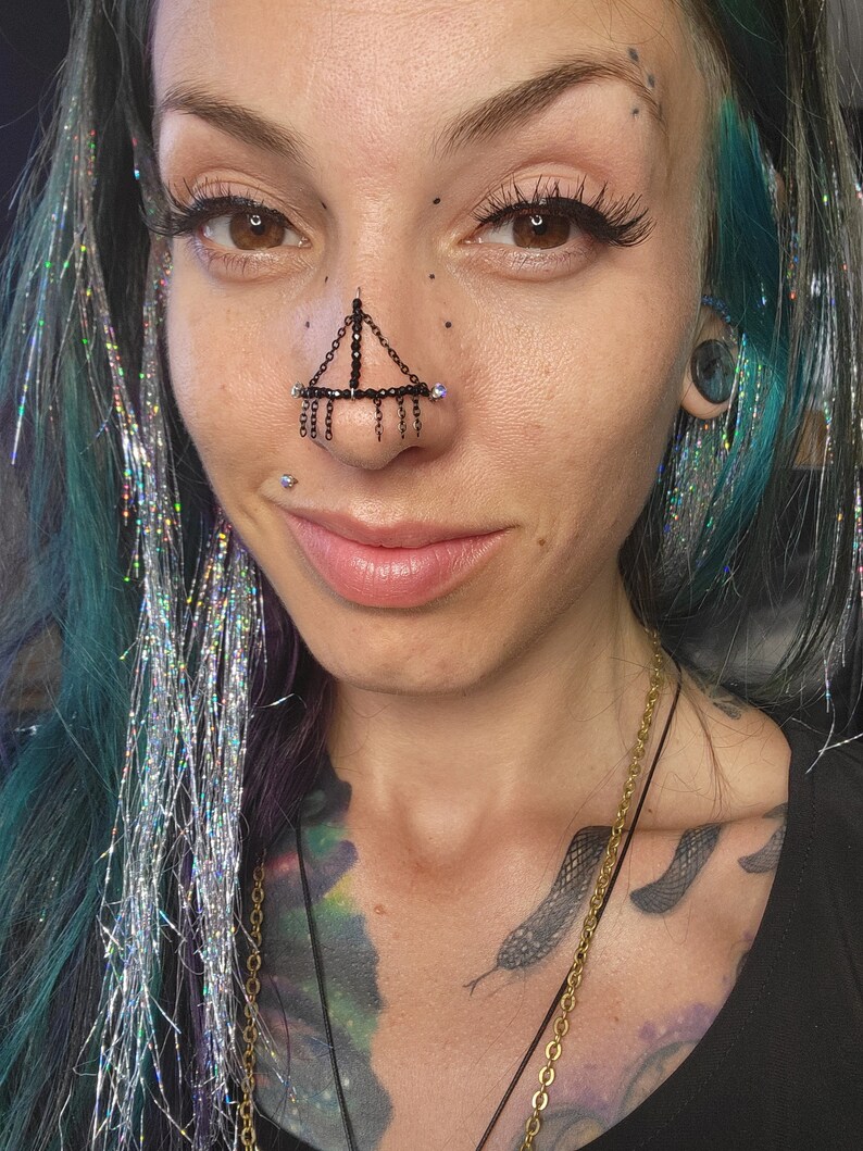 HANGED MAN Nose Chain - Etsy