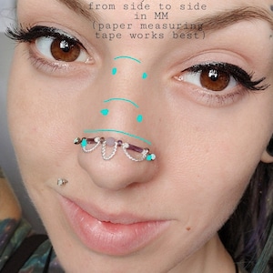 CELESTIAL MOON Nose Chain - Etsy