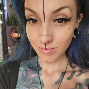 CELESTIAL MOON Nose Chain - Etsy