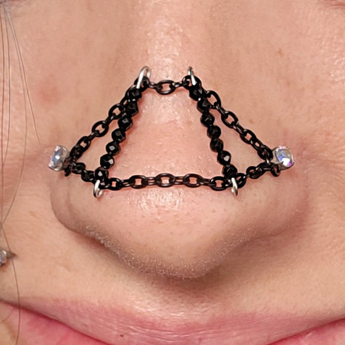 PAGE OF SWORDS Nose Chain - Etsy