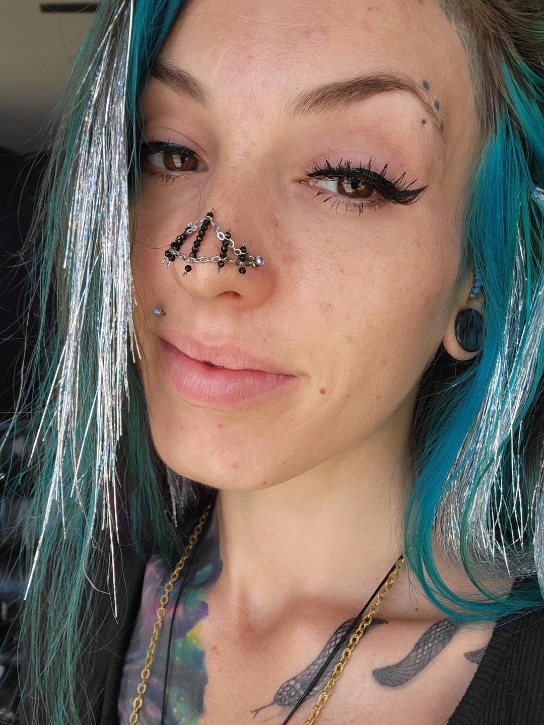 KING OF SWORDS Nose Chain - Etsy