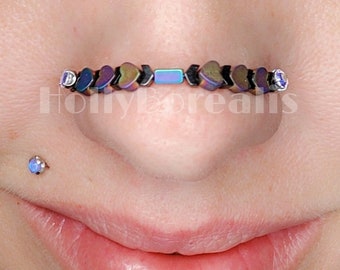 Heart Nose Chain - Etsy