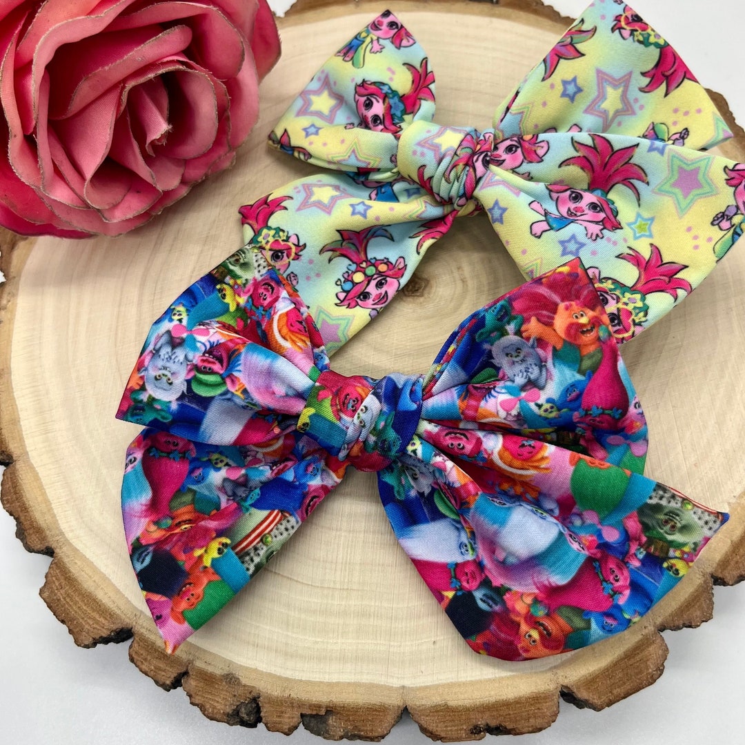 Trolls Pinwheel Hair Bow - Etsy