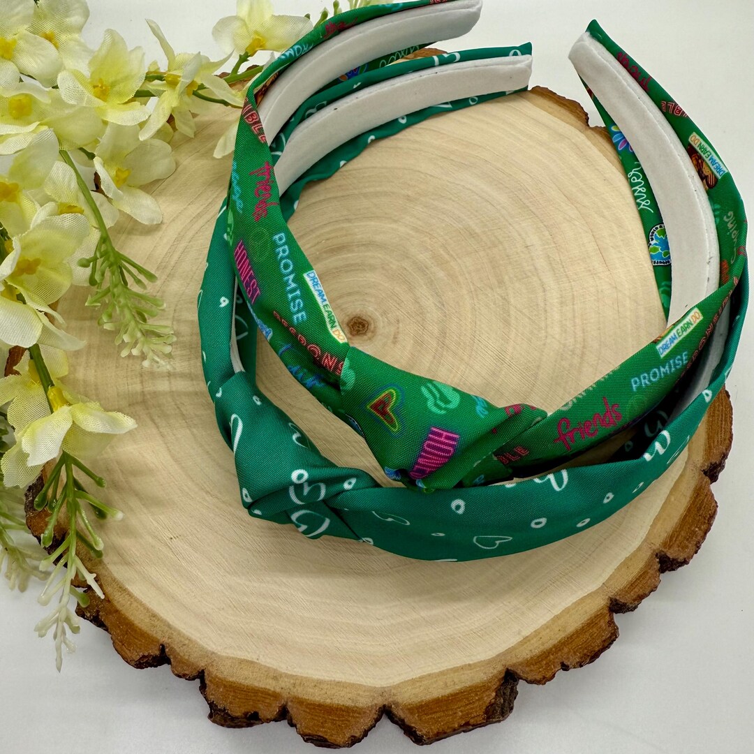 Girl Scout Knotted Headband - Etsy
