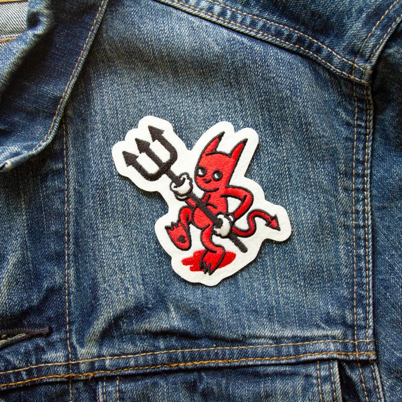 Li'l Hellraiser Devil Felt Patch - Etsy