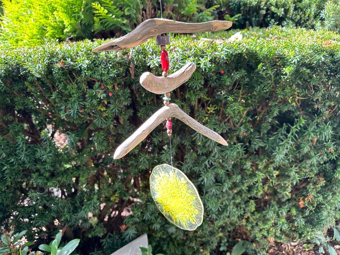 Handmade Mobile Made of Different Driftwood Pieces With Lots of ...