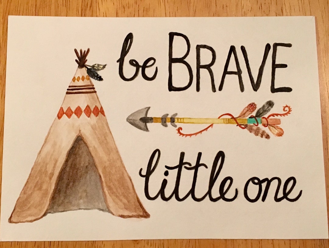 Be Brave Little One - Etsy