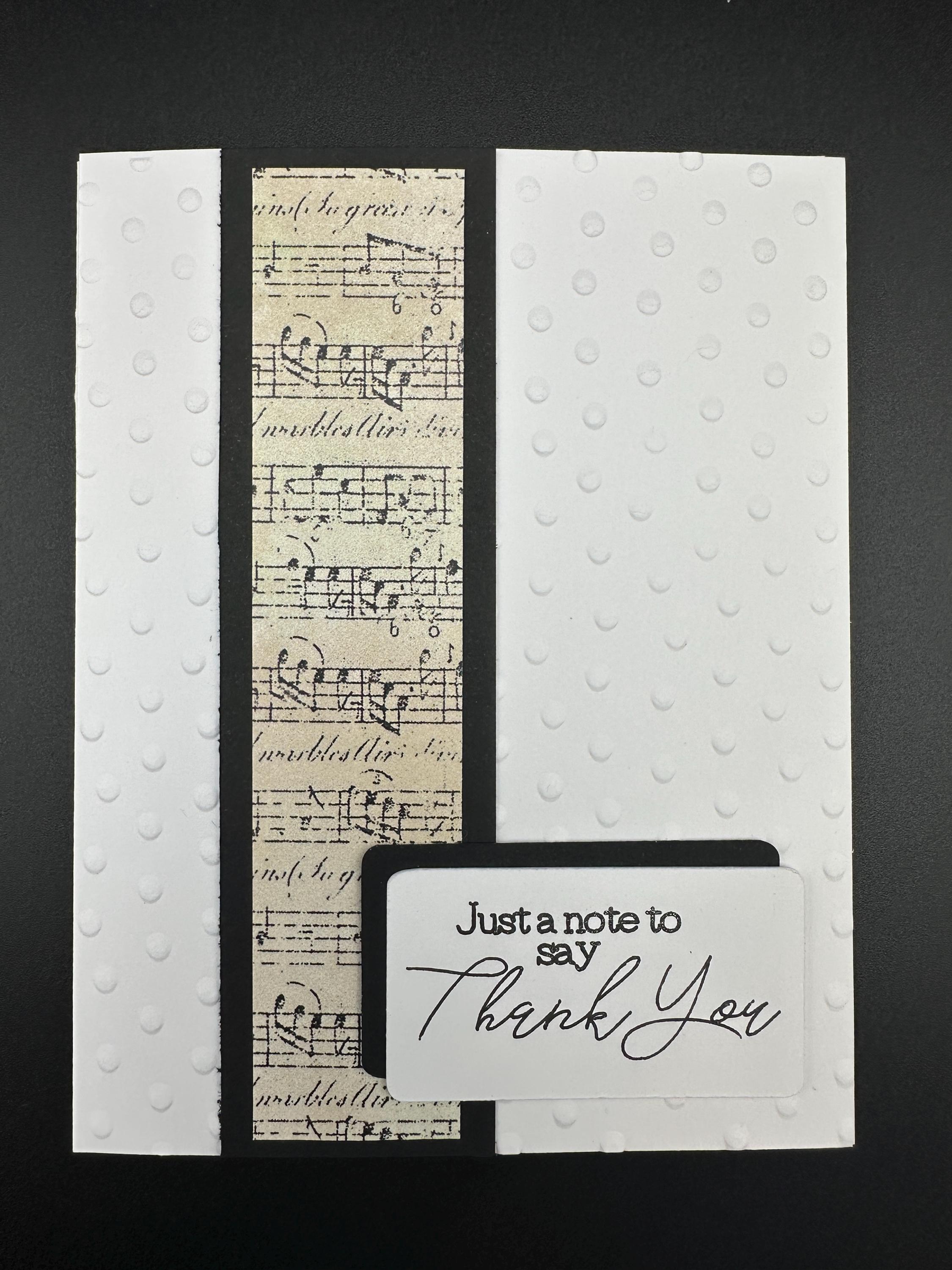 Musically Inspired Thank You Card for Music Lovers - Etsy
