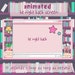 Pink Kawaii Library Themed Animated Video Game Streaming Screens ...