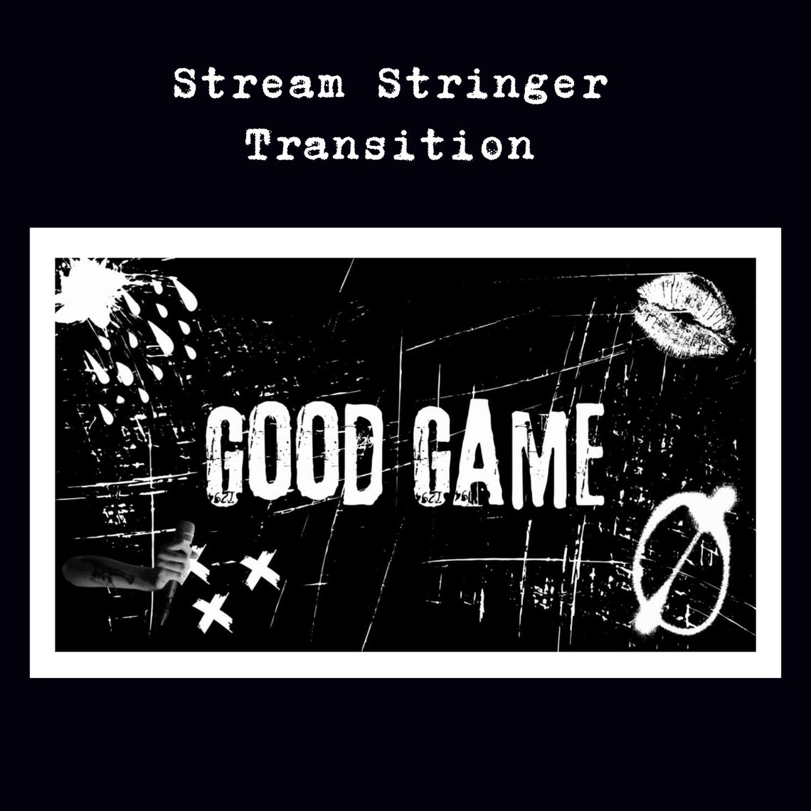 Grunge Twitch Streaming Bundle, Animated Stream Package, Twitch Banner ...