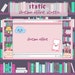 Pink Kawaii Library Themed Animated Video Game Streaming Screens ...