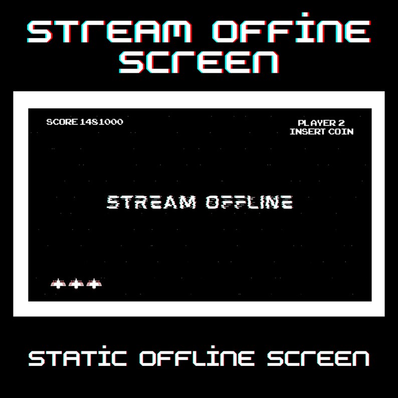 8 Bit Arcade Game Themed Animated Video Game Streaming Screens, Stream ...