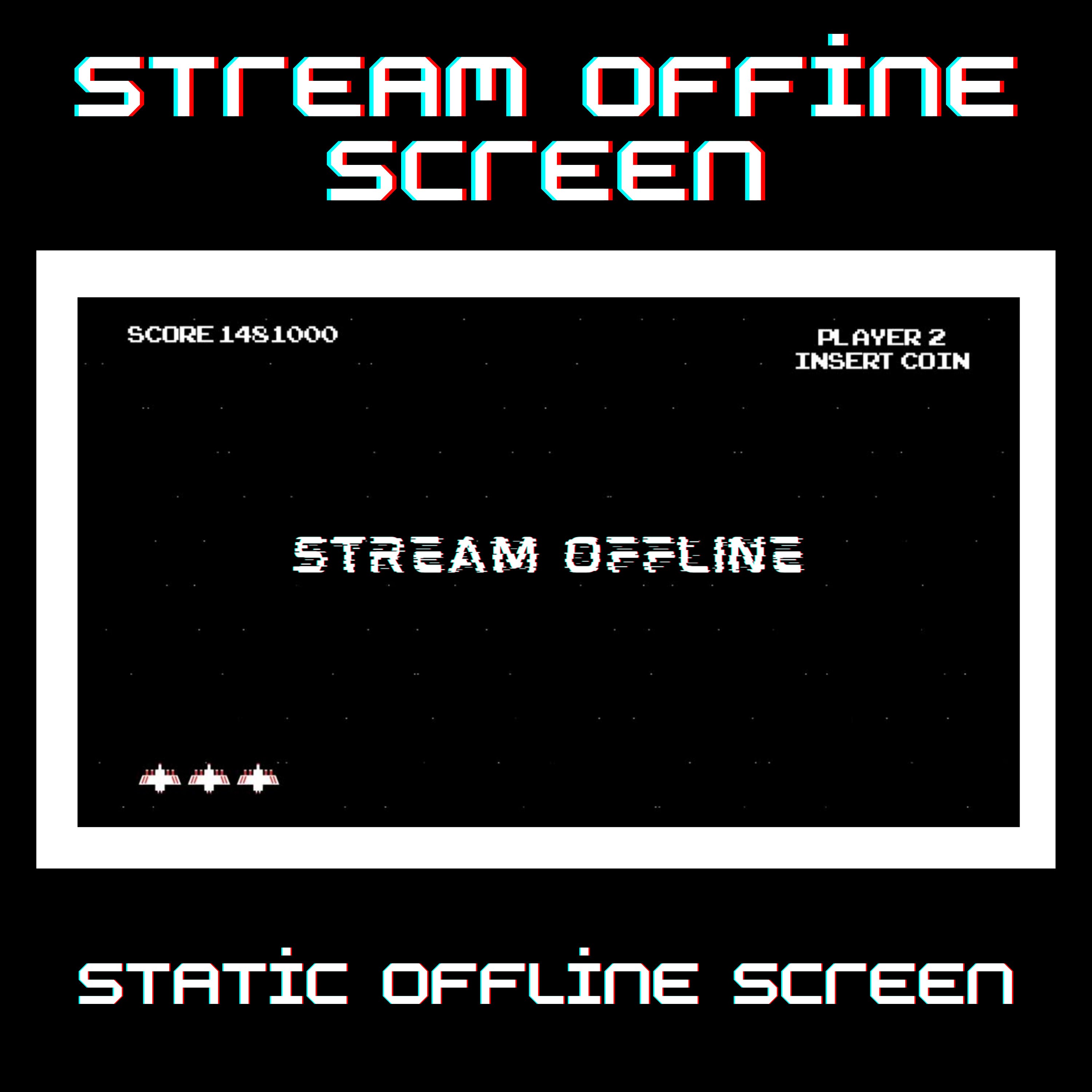 8 Bit Arcade Game Themed Animated Video Game Streaming Screens, Stream ...