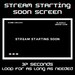 8 Bit Arcade Game Themed Animated Video Game Streaming Screens, Stream ...