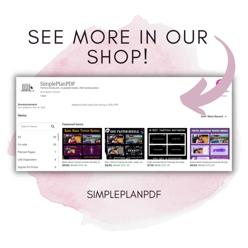 Emo Twitch Banner Canva Template, Personalized Twitch Stream and Social ...