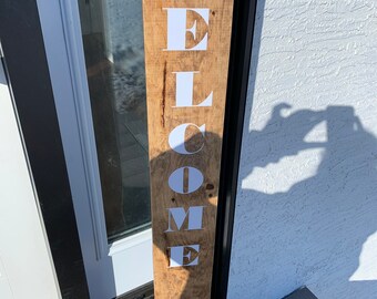 Small Welcome Planter, Flower Welcome Planter, Welcome Sign, Front ...