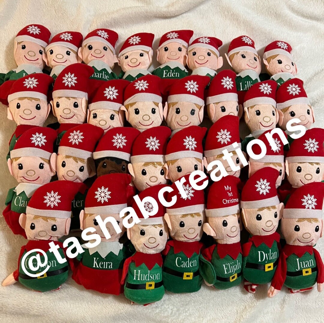 Personalized Christmas Elves| Boy Elf Girl Elf Holiday Elves Plush ...