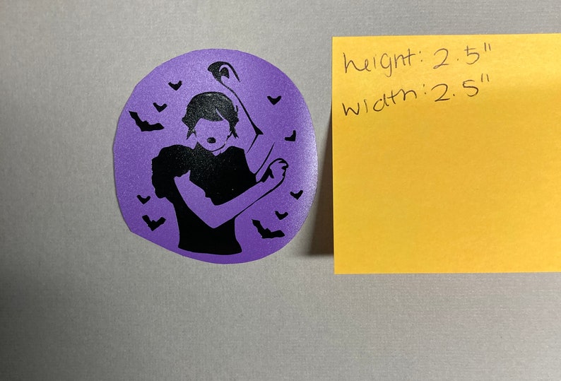 Wednesday Wednesday Addams Addams Family Bats Dance Sticker - Etsy
