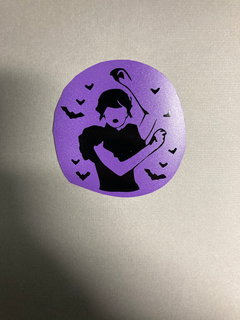Wednesday Wednesday Addams Addams Family Bats Dance Sticker - Etsy
