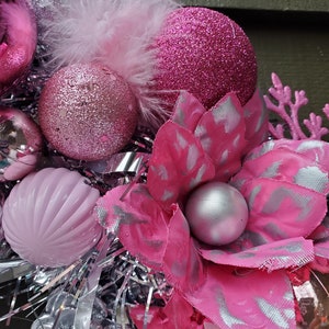 Barbie Inspired Wreath, Pink Wreath, Shabby Chic Wreath, Pink Barbie ...