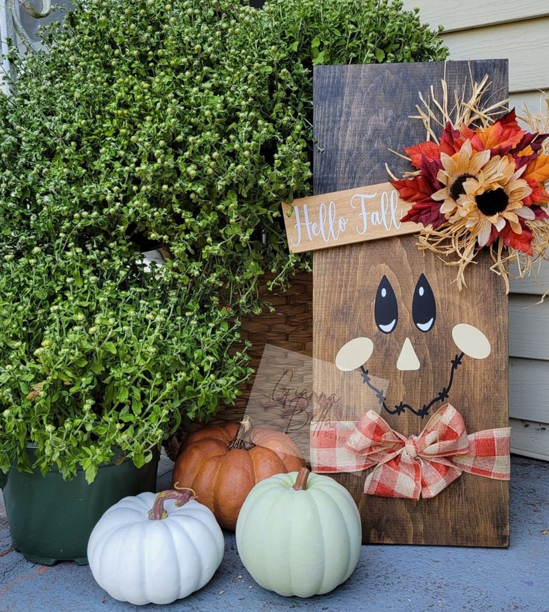 Scarecrow Porch Sign - Etsy