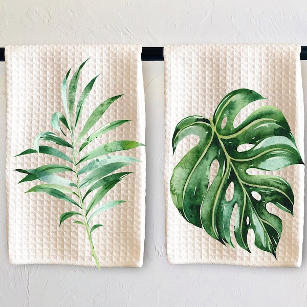 Monstera Leaf Towel - Etsy