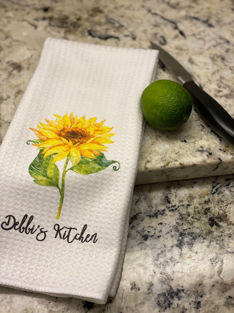 Quality Personalized Kitchen Tea Towel Housewarming Gift - Etsy