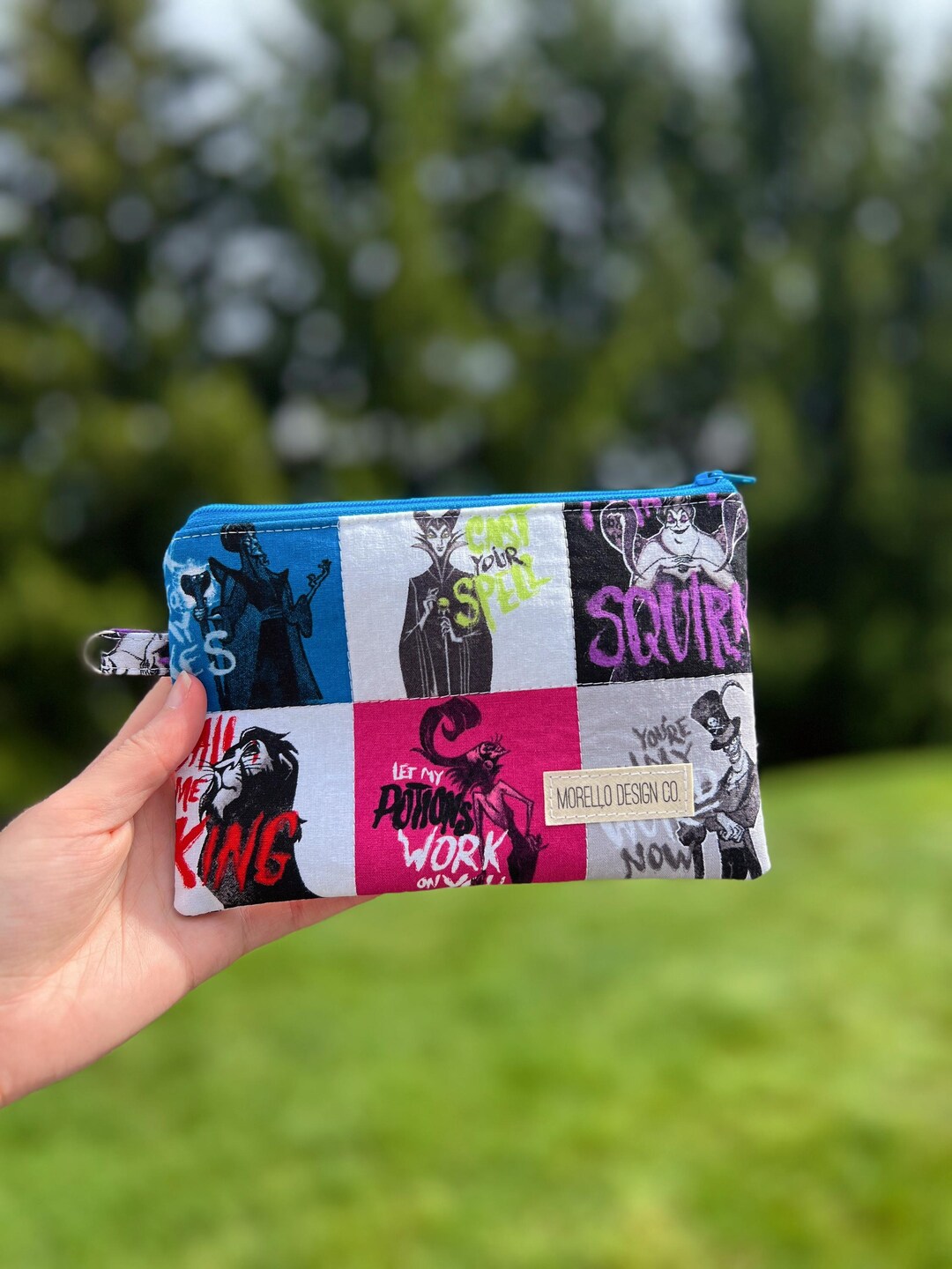 Medium Park Pouch | Villain Blocks - Etsy