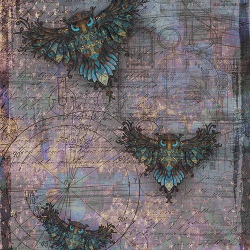 Steampunk Portrait Rice Paper Size A4 Decoupage for Furniture - Etsy