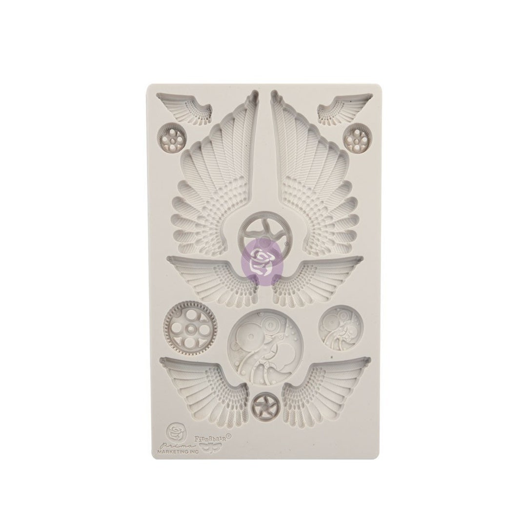 Cogs and Wings Decor Mould - Redesign With Prima - Shaping Mould ...