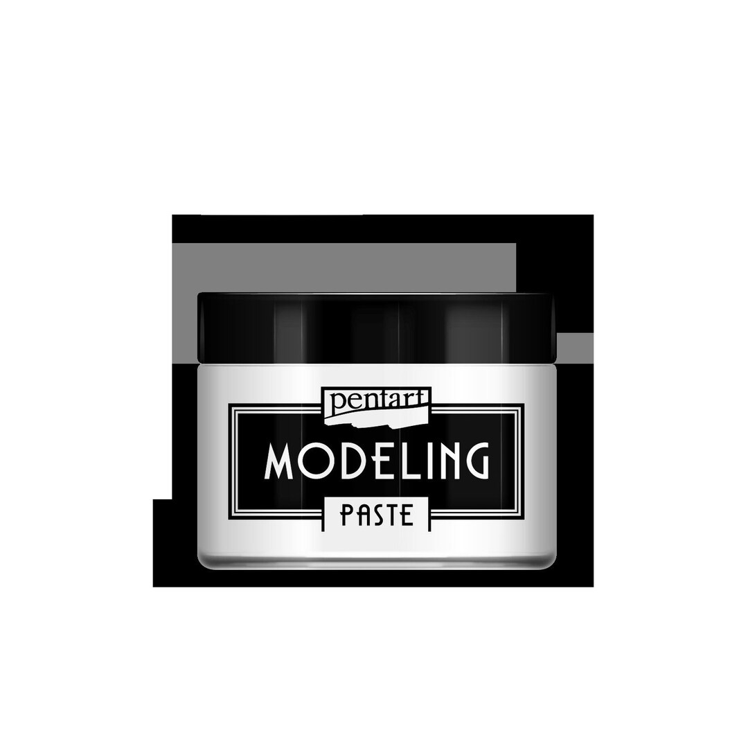 Pentart White Modeling Paste 150 ML Smooth Paste for Stencils, Texture ...