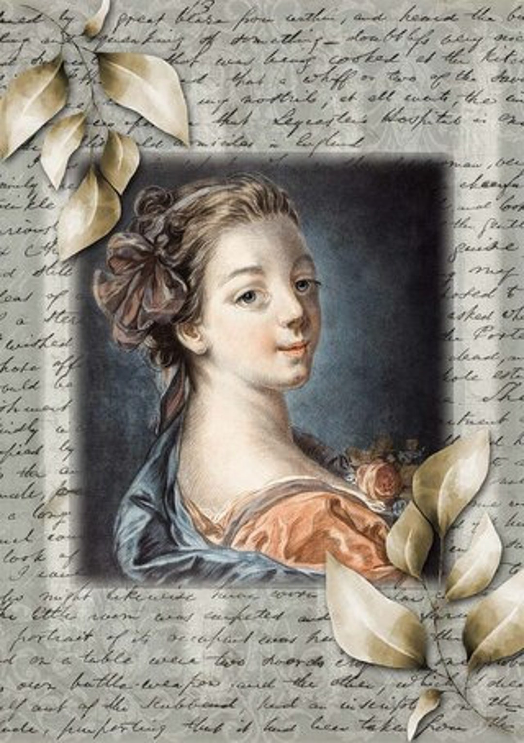 Penelope Rice Paper Decoupage by Decoupage Queen Size A4 for DIY ...