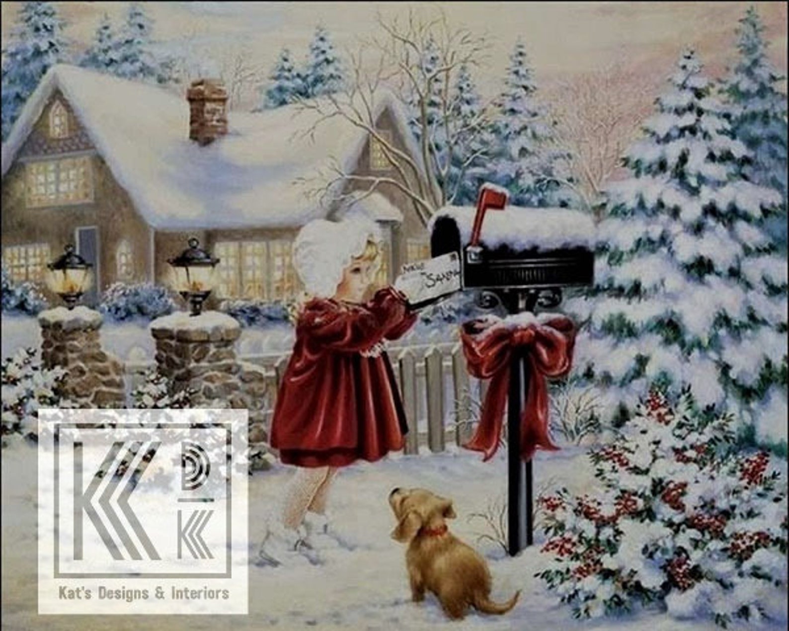 Letter to Santa Rice Paper Size A4 by Kat's Designs for - Etsy