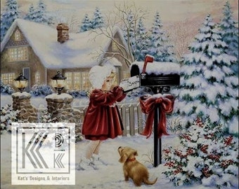 Caroling Rice Paper Size A4 by Kat's Designs for | Etsy