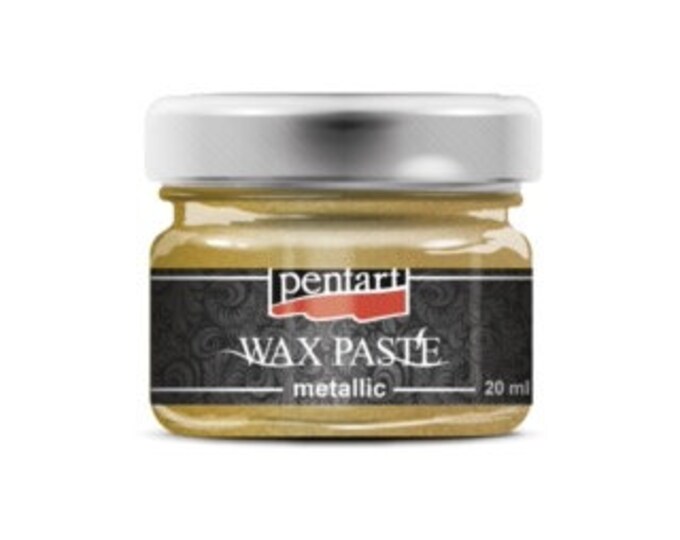 Pentart Metallic Colored Wax Paste I Gold I for Decoupage I Mixed Media ...