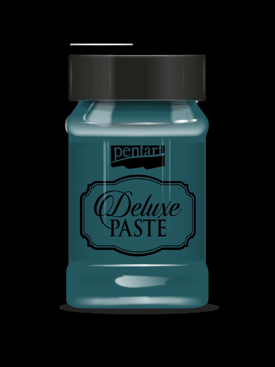 Pentart Emerald Deluxe Paste , 100ml, Thick for Stenciling, Mixed Media ...