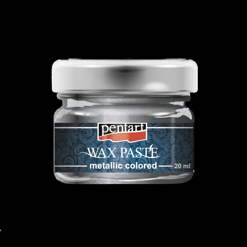 Pentart Metallic Colored Wax Paste Graphite for Decoupage, Mixed Media ...