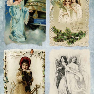 Angel 4 Pack One Sheet Rice Paper Size A4 Decoupage for Furniture ...