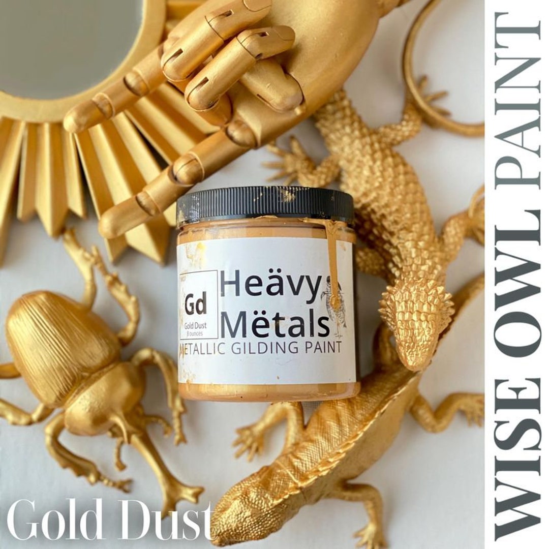 Gold Dust Metallic Gilding Paint Heävy Mëtal Collection by Wise Owl - Etsy
