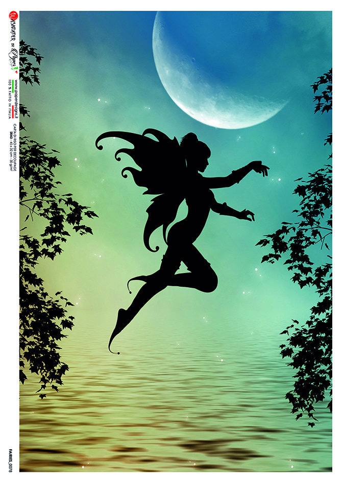 Paper Designs Washipaper Fairies 0078 Rice Paper Decoupage | Etsy