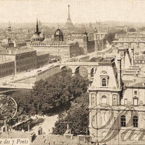 Paris Landscape Decoupage Paper Size A3 for Furniture Mixed - Etsy