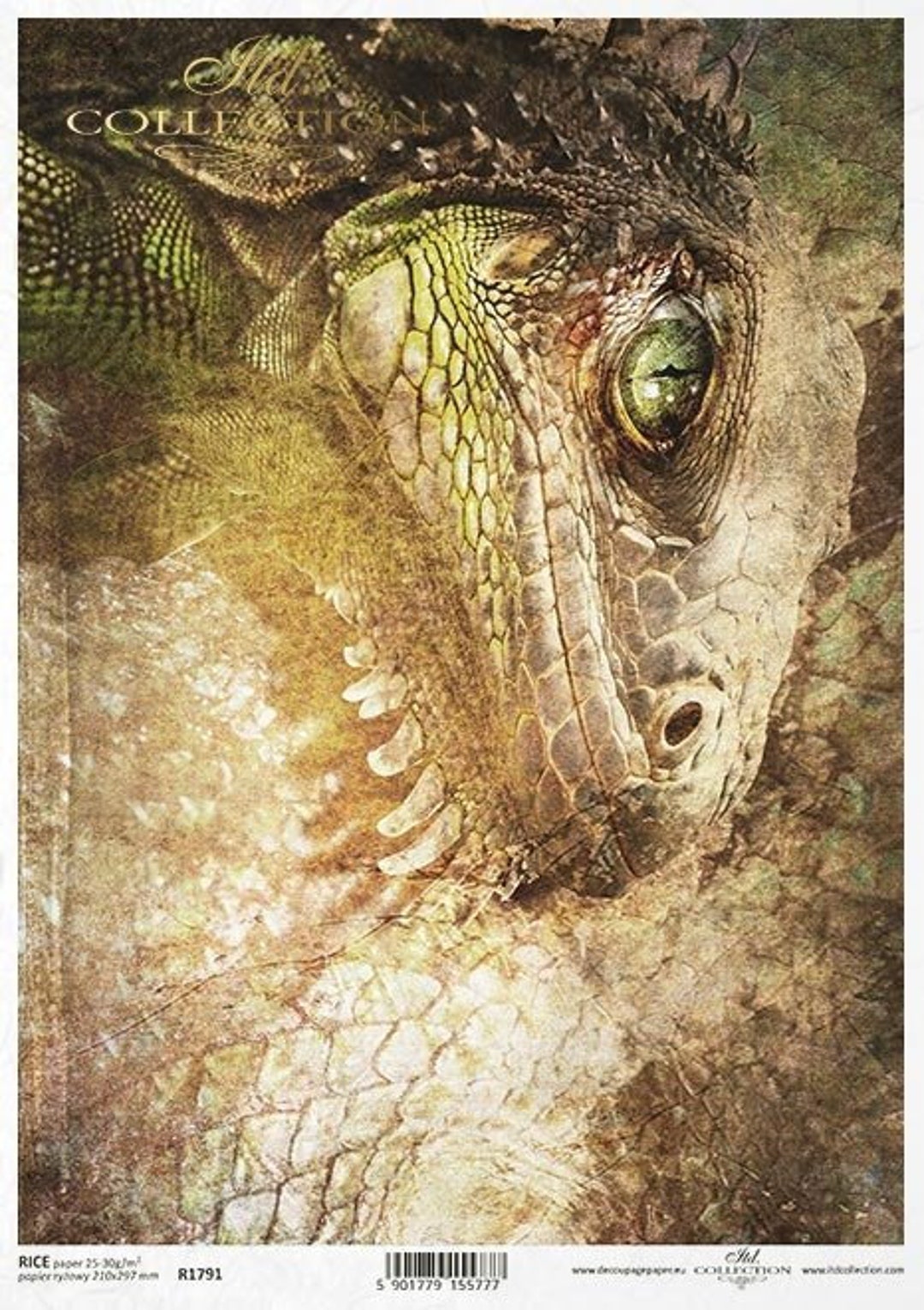 Dragon Rice Paper for Decoupage, Collage, and Scrapbooking (A4) - Etsy