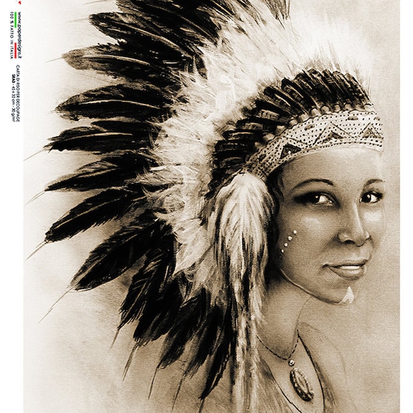 Native American Decoupage Paper - Etsy