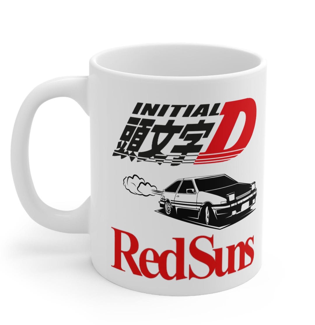 Mug, JDM Initial D Fans Redsuns Coffee Cup, Gift for Car Enthusiasts ...