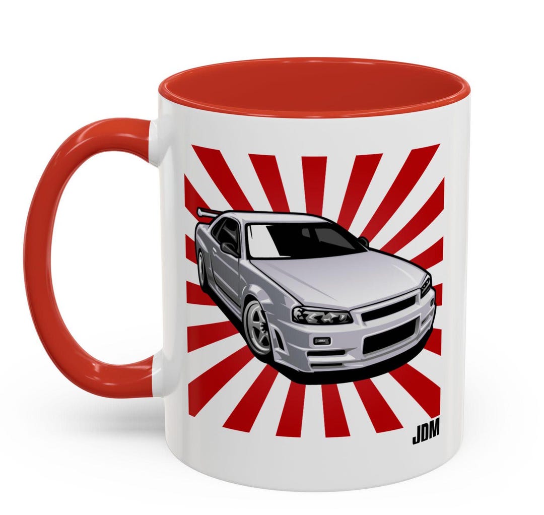 Nissan Skyline Mug, JDM Car Gift, Coffee Cup for Him or Her, Car Lover ...